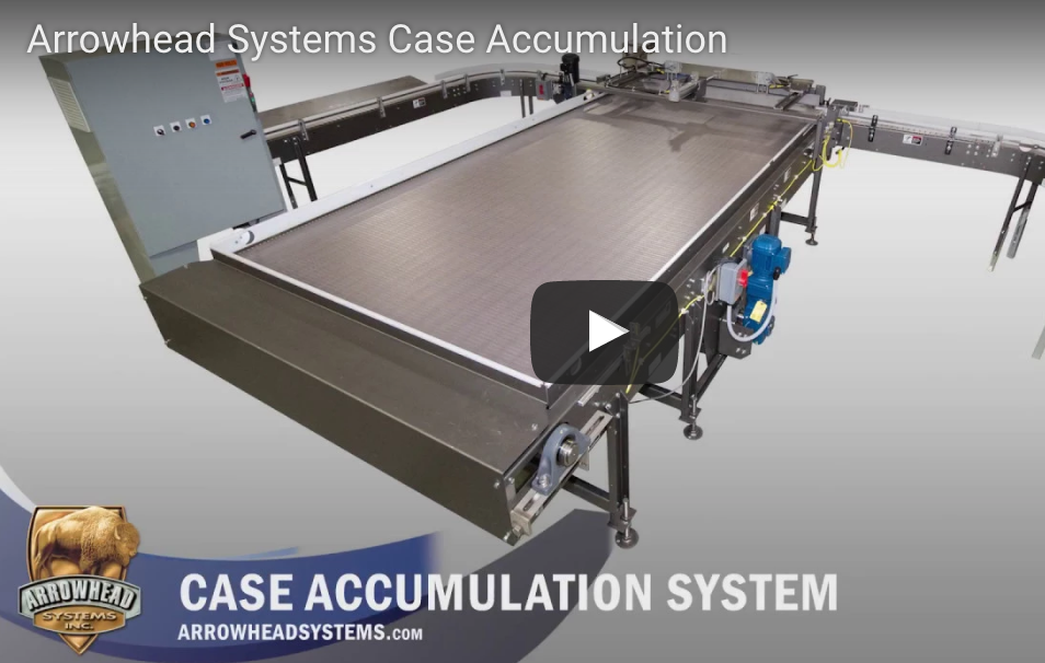 Arrowhead Systems Case Accumulation System Video | CSD & Automation